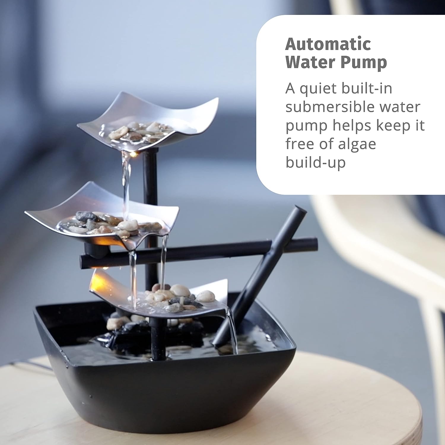 Homedics Tabletop Water Fountain Review - Relaxation and Décor for Your ...